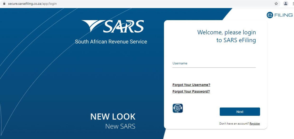 SARS eFiling in South Africa: SARS eFiling Registration, Login, and Tax ...