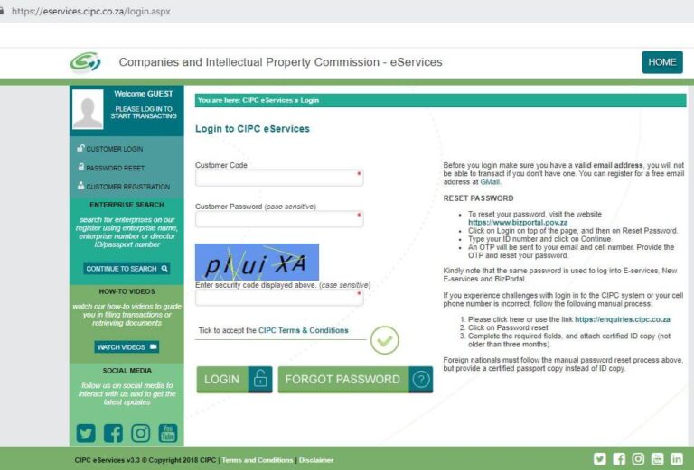 CIPC Login Errors And How To Fix Them
