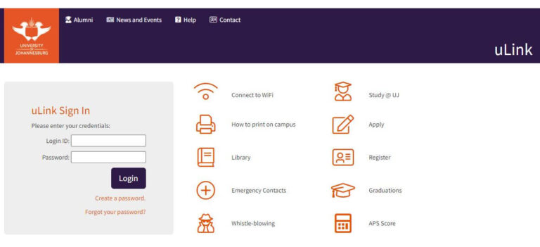 What Is uLink University Of Johannesburg Student Portal