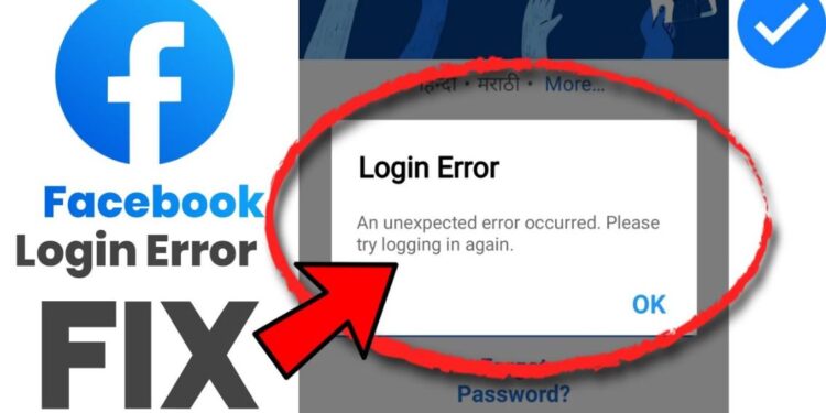 How To Fix Facebook Login Error