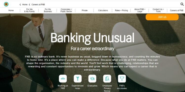 FNB Job Portal: Apply For FNB Jobs Via FNB Careers Portal