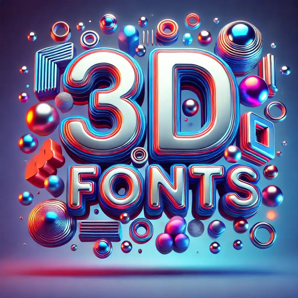 3D Fonts: What They Are and Where to Download Them