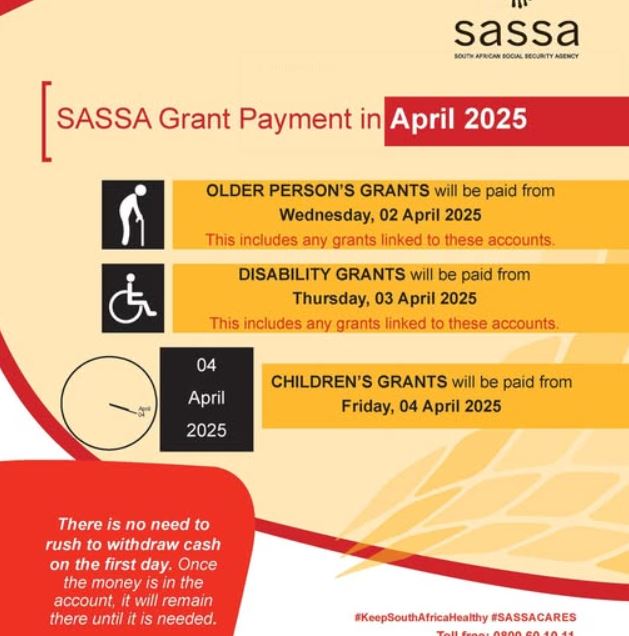 SASSA Grant Payment Dates for April 2025 – Quick Read Magazine