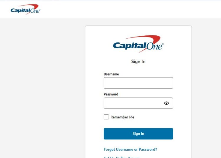 Capital One Credit Card Login Guide